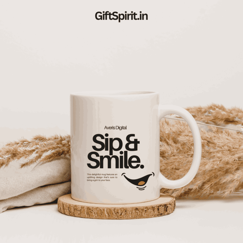 Online Mug Printing – Sip & Smile 👇 - Gift Spirit